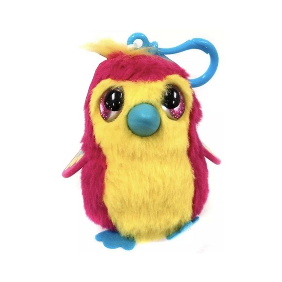 Character | Toys | 4 Pink Yellow Plush Hatchimals Penguala Clipon ...